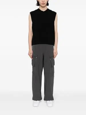 JUUN.J Mid-rise Wide-leg Cargo Trousers