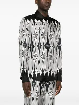 Amiri Graphic-print Silk Shirt
