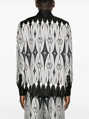 Amiri Graphic-print Silk Shirt