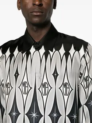 Amiri Graphic-print Silk Shirt