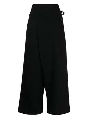 FORME D'EXPRESSION Wraparound Drop-crotch Trousers