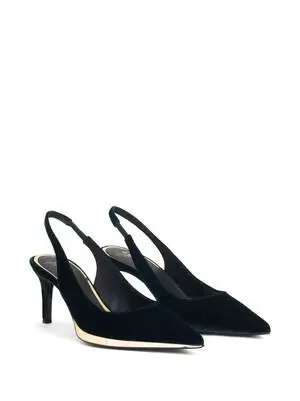 GIUSEPPE ZANOTTI 70mm Virgyn Slingback Pumps - Black