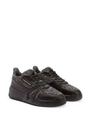 GIUSEPPE ZANOTTI Talon Mid-top Sneakers - Black