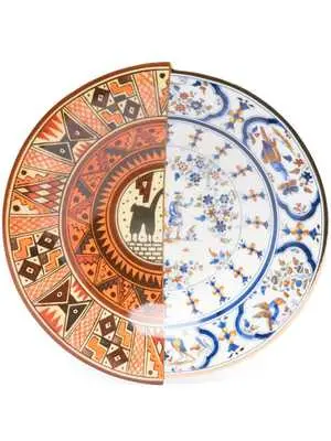 SELETTI Hybrid-tula Porcelain Soup Plate - White