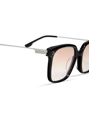 Gentle Monster Vene 01 Square-Frame Glasses - Black | Editorialist