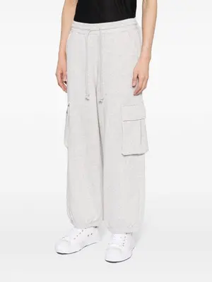 FIVE CM Logo-patch Cotton-blend Track Pants - Grey