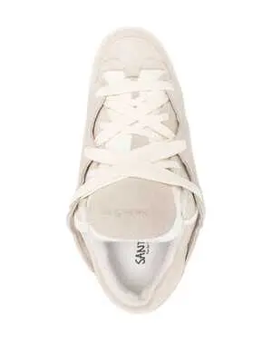 SANTHA Lace-up Sneakers - Neutrals