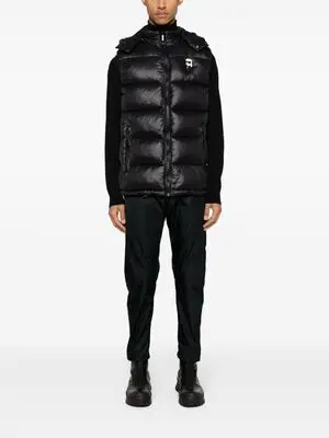 Karl Lagerfeld Ikonik Karl-appliqué Padded Gilet
