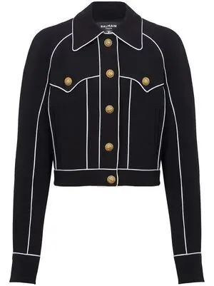 Balmain Spread Collar Jackets For Women
