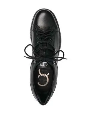 Casadei Carvo Lace-up Leather Sneakers