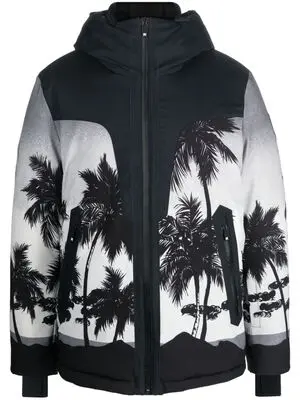 Palm Angels Padded Ski Jacket - Black