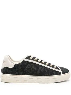Versace Barocco Greca Sneakers - Black