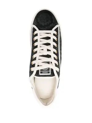 Versace Barocco Greca Sneakers - Black