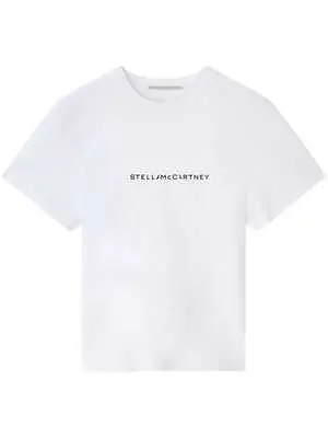 Stella McCartney Iconics Logo-print T-shirt - Neutrals