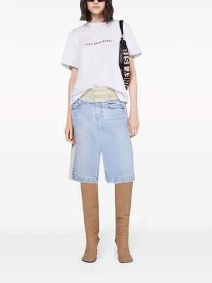 Stella McCartney Iconics Logo-print T-shirt - Neutrals