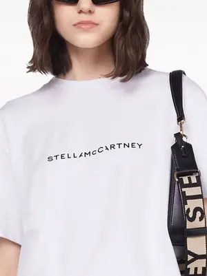 Stella McCartney Iconics Logo-print T-shirt - Neutrals