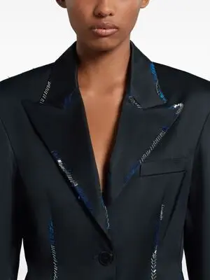 Marni Bead-embellished Single-breasted Blazer