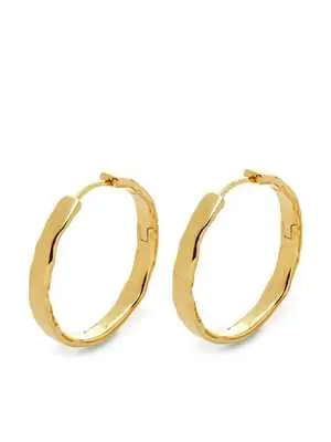 Monica Vinader Medium Siren Muse Hoop Earrings - Gold
