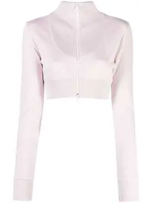 COURREGES Logo-appliqué Cropped Jacket