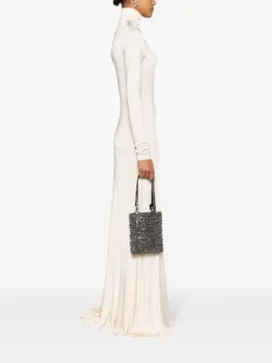 Benedetta Bruzziches Lollo La Grande Shoulder Bag - Grey