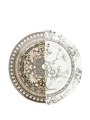 SELETTI Hybrid Lothal Floral-print Dinner Plate - White