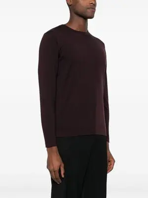 DELL'OGLIO Crew-neck Jumper - Purple