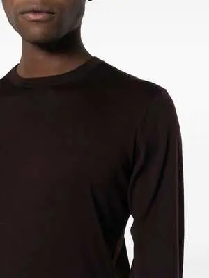 DELL'OGLIO Crew-neck Jumper - Purple