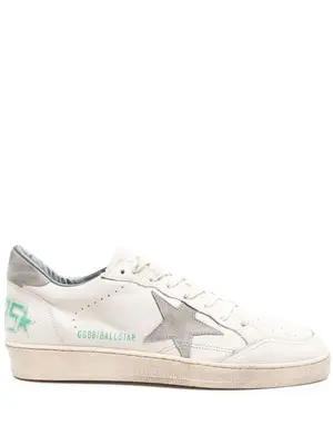 GOLDEN GOOSE Ball Star Leather Sneakers - Neutrals