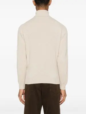 DELL'OGLIO Roll-neck Rib-trim Jumper