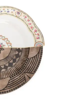 SELETTI Hybrid Hobyo Colour-block Dinner Plate
