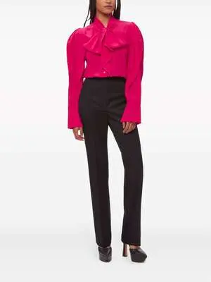Nina Ricci Tie-neck Silk Blouse