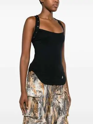 Attico Racerback Tank Top - Black