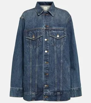 Khaite Ross Denim Trucker Jacket