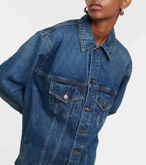 Khaite Ross Denim Trucker Jacket