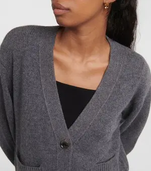 LISA YANG Danni Cashmere Cardigan - Grey