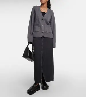 LISA YANG Danni Cashmere Cardigan - Grey