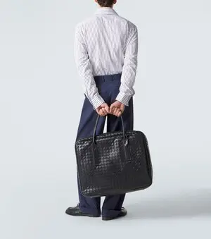 Bottega Veneta Getaway Intrecciato Duffle Bag