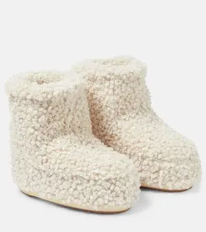 Moon Boot Icon Low Faux Shearling Snow Boots