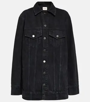 Khaite Cotton Denim Jacket - Black