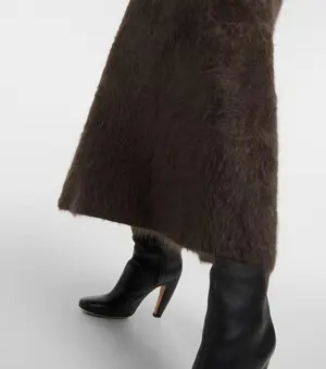 LISA YANG Asta Maxi Skirt - Brown