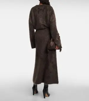 LISA YANG Asta Maxi Skirt - Brown