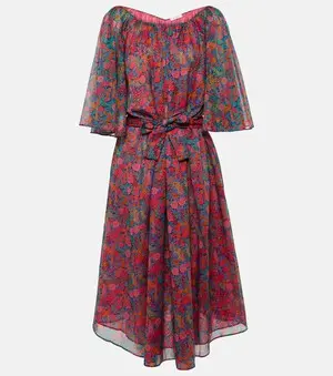ERES Daisy Floral Cotton Midi Dress - Multicoloured