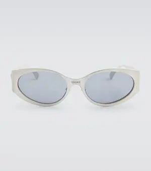 Versace Medusa Oval Sunglasses - Grey