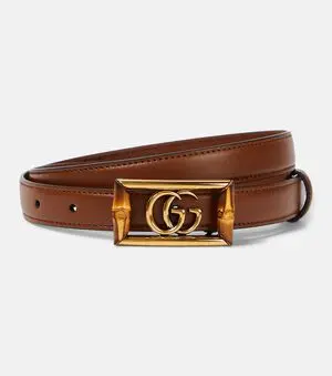 Gucci Double G Leather Belt