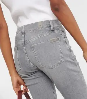 7 For All Mankind Mid-rise Slim Jeans