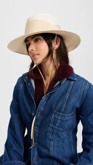 Freya Field Gardenia Straw Hat - Bone