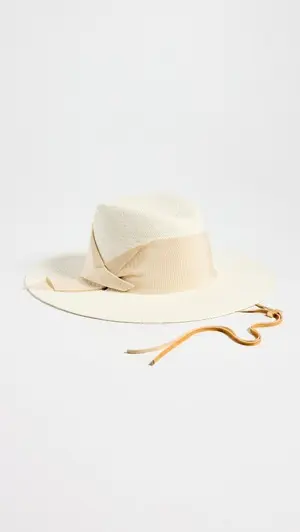 Freya Field Gardenia Straw Hat - Bone