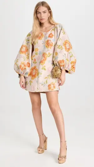 Arianne Elmy Floral Jacquard Dress