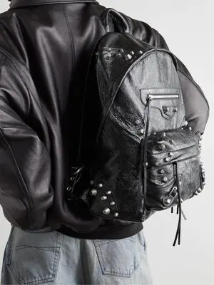 Balenciaga Le Cagole Studded Backpack
