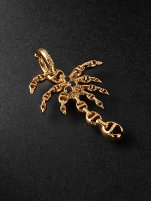 Hoorsenbuhs Palm Tree 18-karat Diamond Pendant - Gold